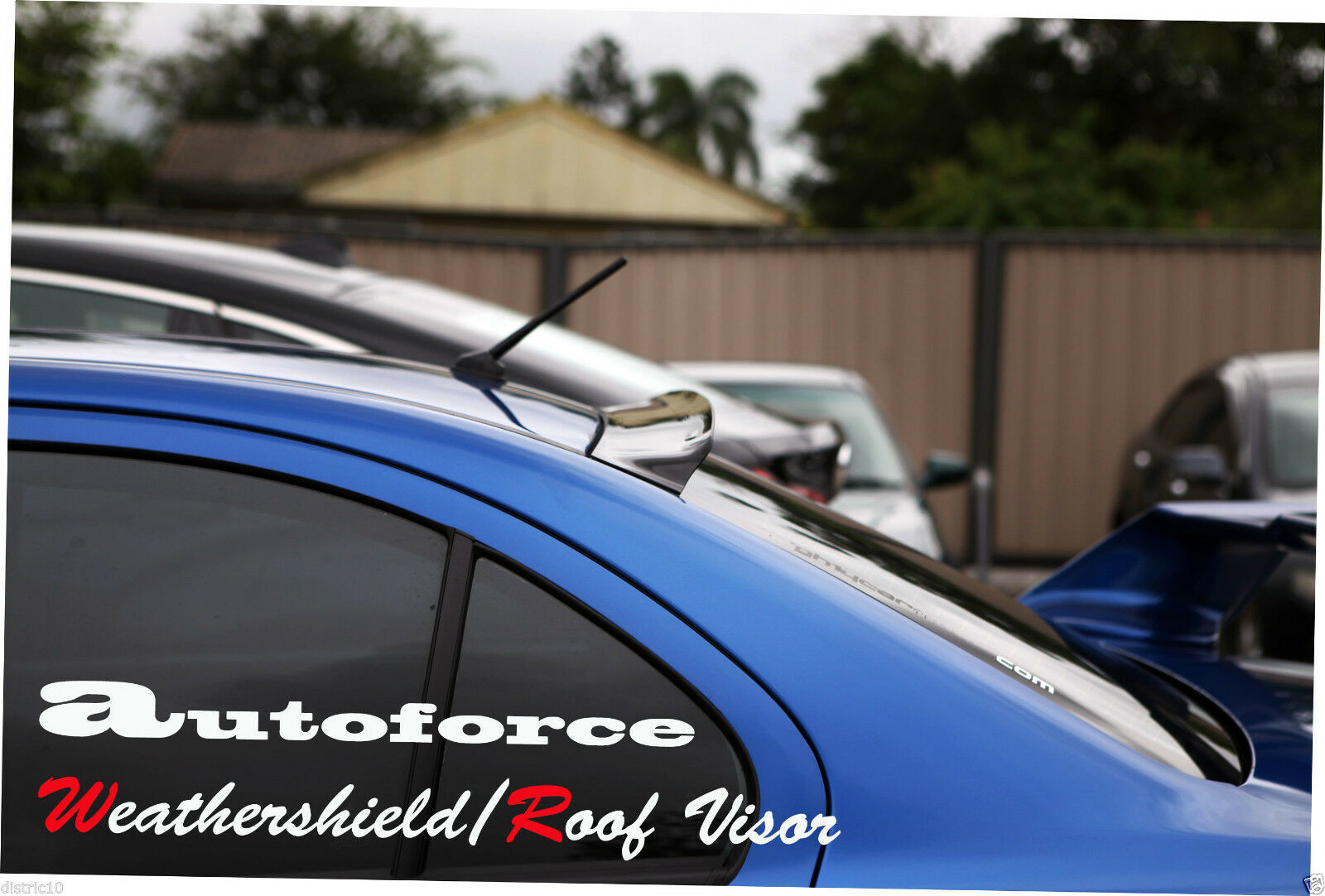 HIC REAR ROOF SPOILER- MITSUBISHI LANCER CJ CF 2007-2022