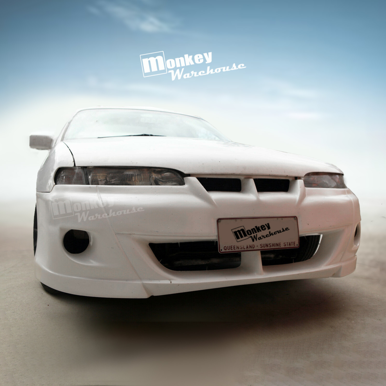 Brand New Front Bumper Conversion Body Kit For VS VR Commodore Sedan ...