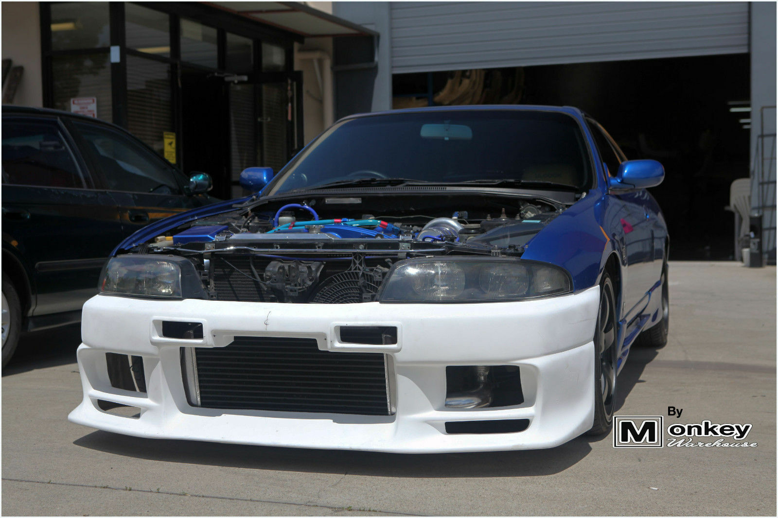 TOP SECRET FRONT BUMPER BODY KIT FOR NISSAN R33 SKYLINE GTS/GTS-T 2 ...
