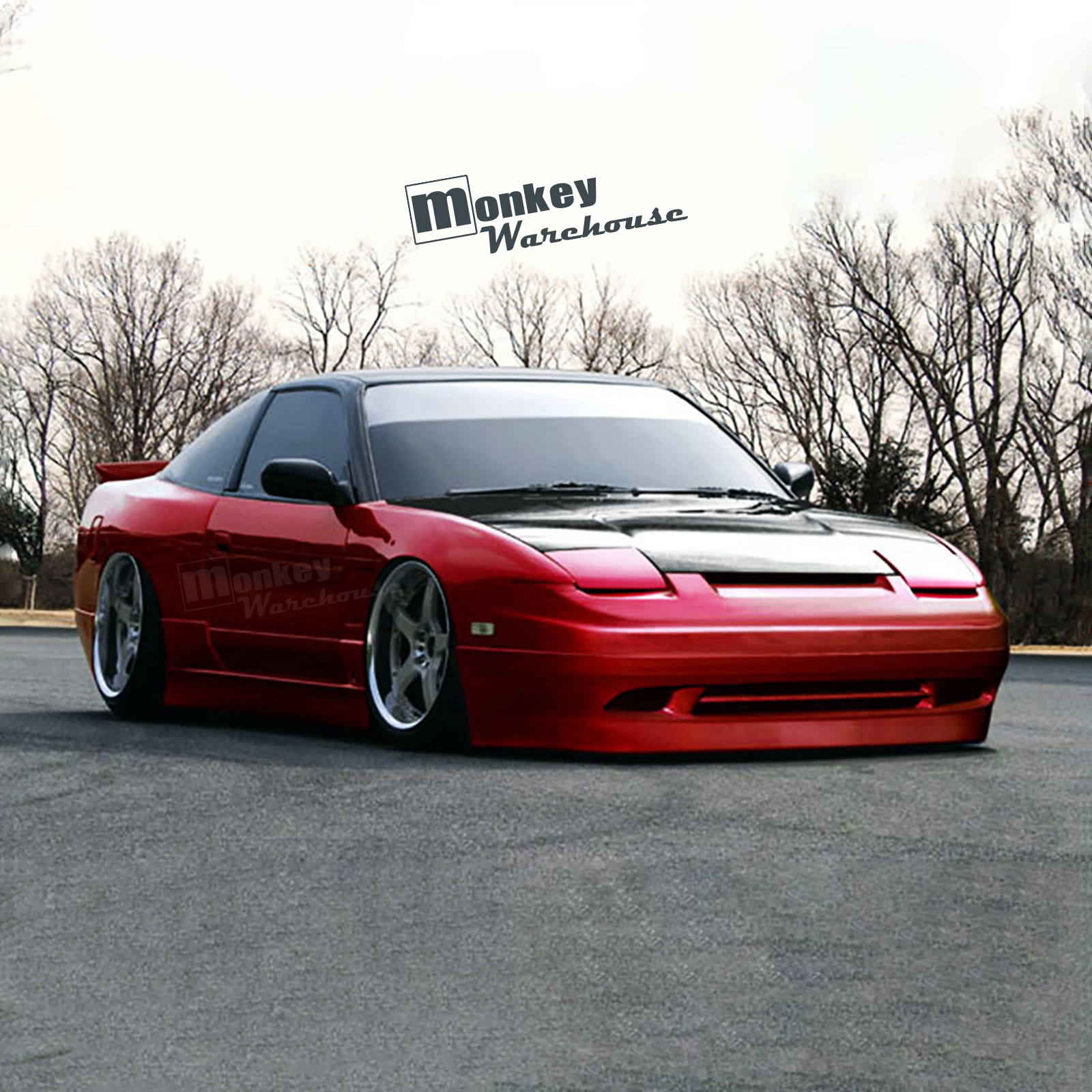 FULL 180SX INSTANT GENTLEMAN BODY KIT FOR NISSAN 180SX SR20/CA18/TURBO ...