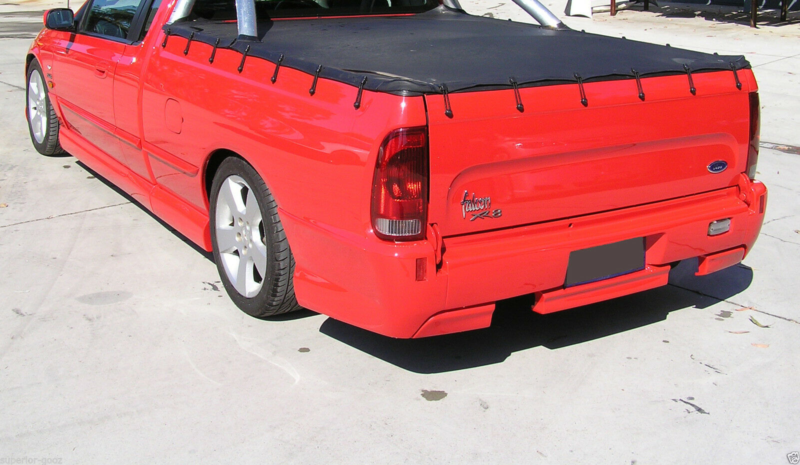 TICKFORD REAR BUMPER BODY KIT SPOILER FOR FORD AU 1/2/3/ Badge Falcon ...
