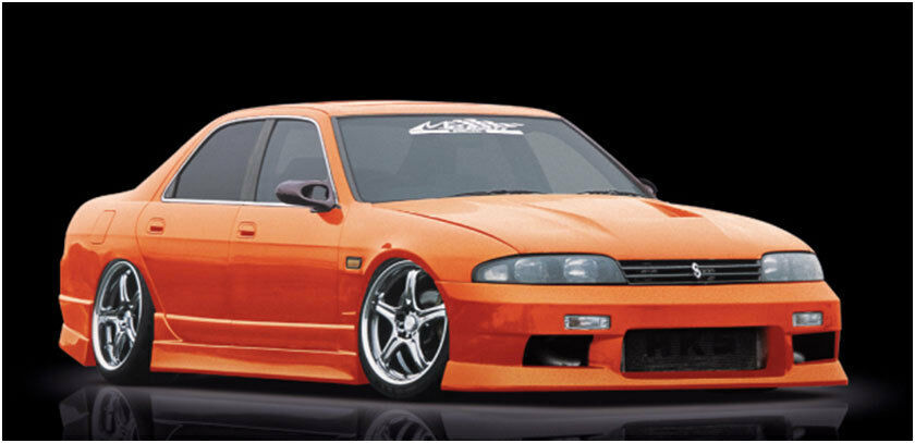 M-SPORT NISSAN R33 SKYLINE SEDAN SIDE SKIRT BODY KIT