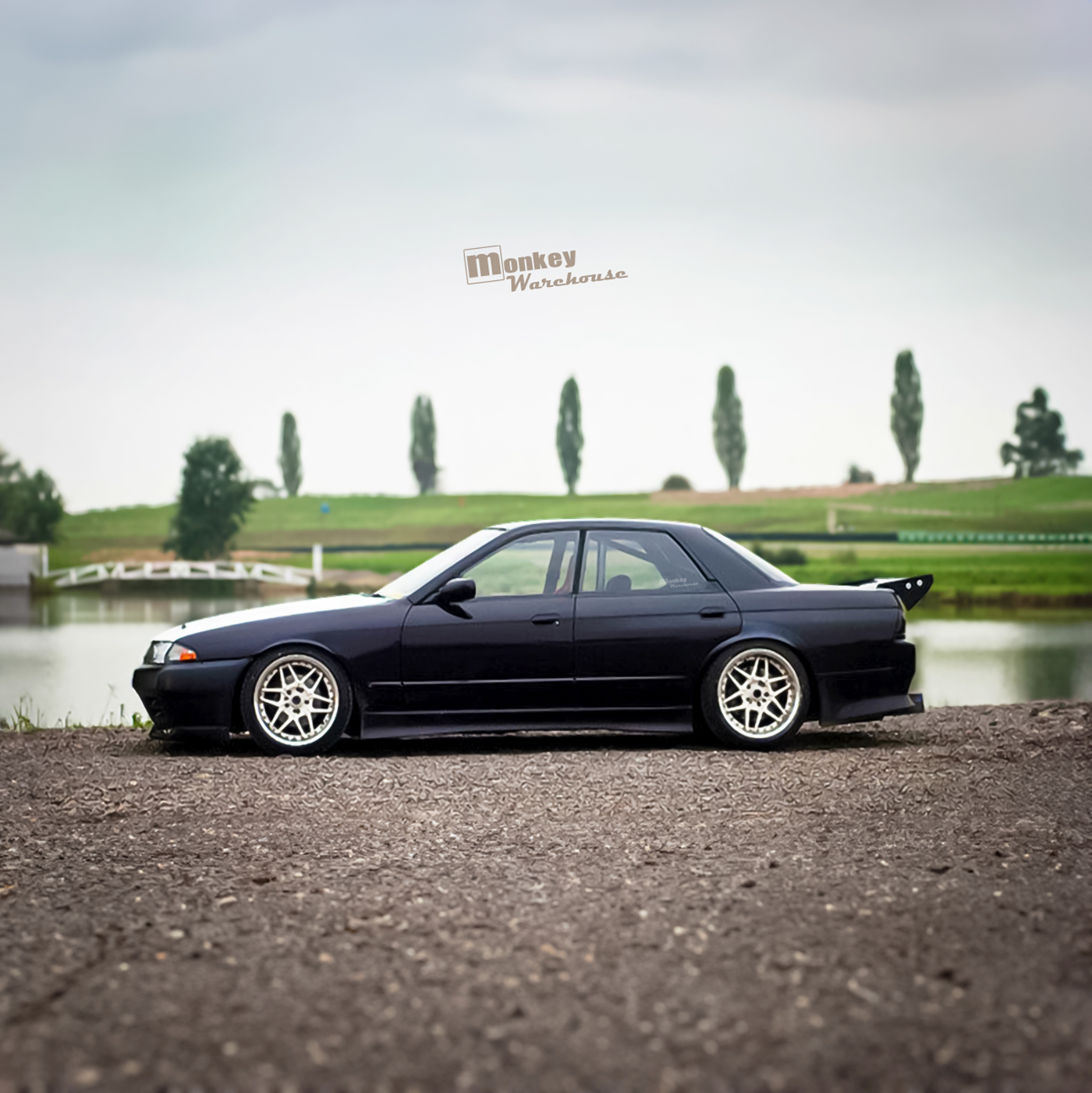 NEW VERTEX SIDE SKIRT FOR NISSAN R32 SKYLINE 4 DOOR SEDAN / BODY KIT ...