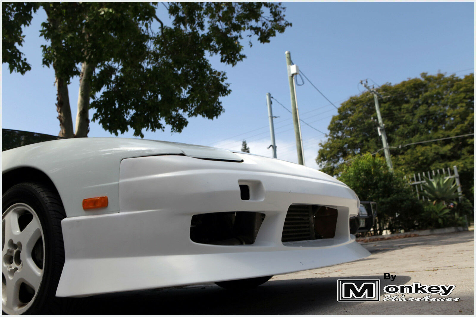 URAS TYPE X NISSAN 180SX FRONT BUMPER BAR BODY KIT