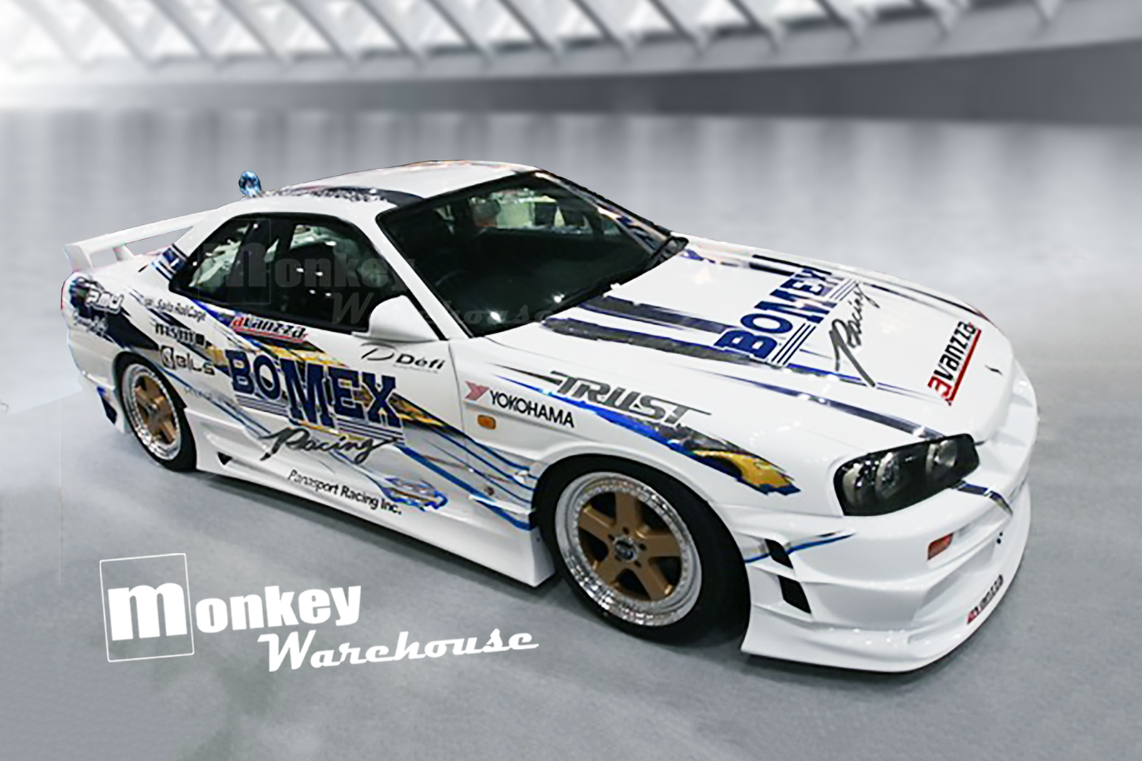 BOMEX REAR BUMPER SUIT R34 NISSAN SKYLINE GT/GT-T 2 DOOR COUPER,QUALITY ...