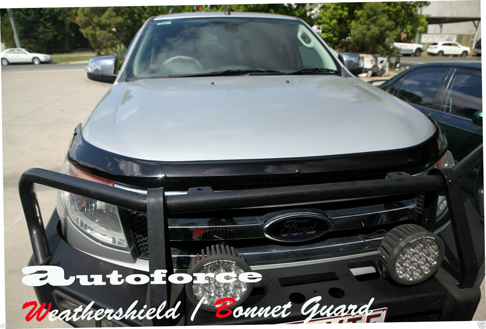 HIC BONNET PROTECTOR- FORD RANGER PX UTE CAB 2010-2015