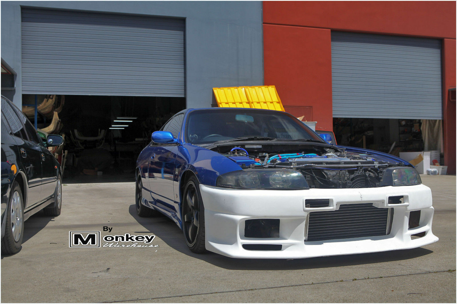 TOP SECRET FRONT BUMPER BODY KIT FOR NISSAN R33 SKYLINE GTS/GTS-T 2 ...