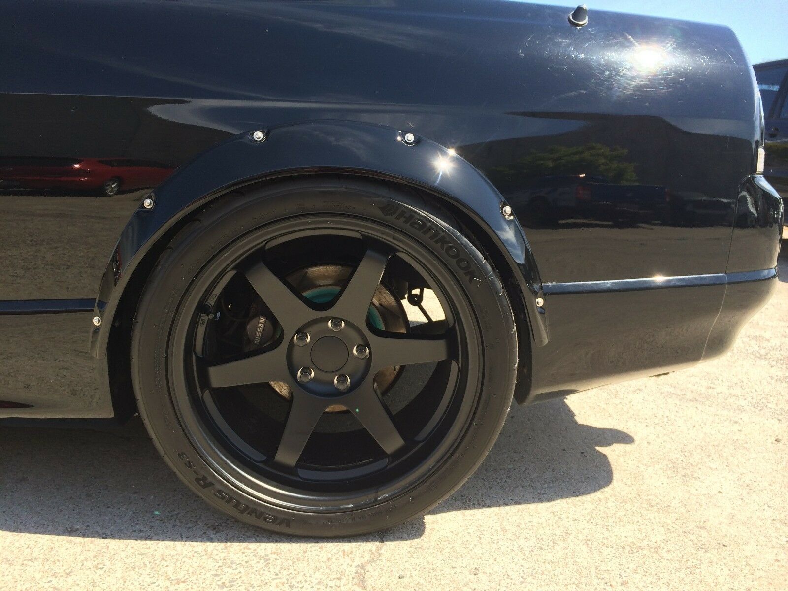 SET OF 4 FENDER WHEEL FLARES SUIT NISSAN R33/R34 SKYLINE COUPE/ 6CM/6 ...