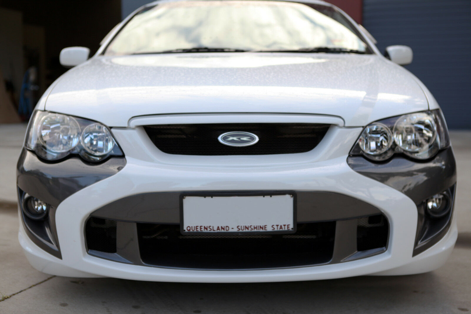 FPV FG F6 Style Front Bumper Spoiler Body Kit Suit Ford BA/BF Series Falcon