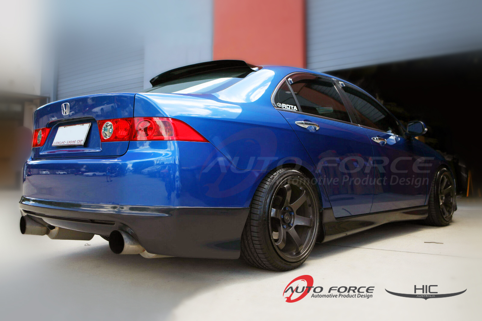 HIC REAR ROOF SPOILER- HONDA ACCORD EURO CL9