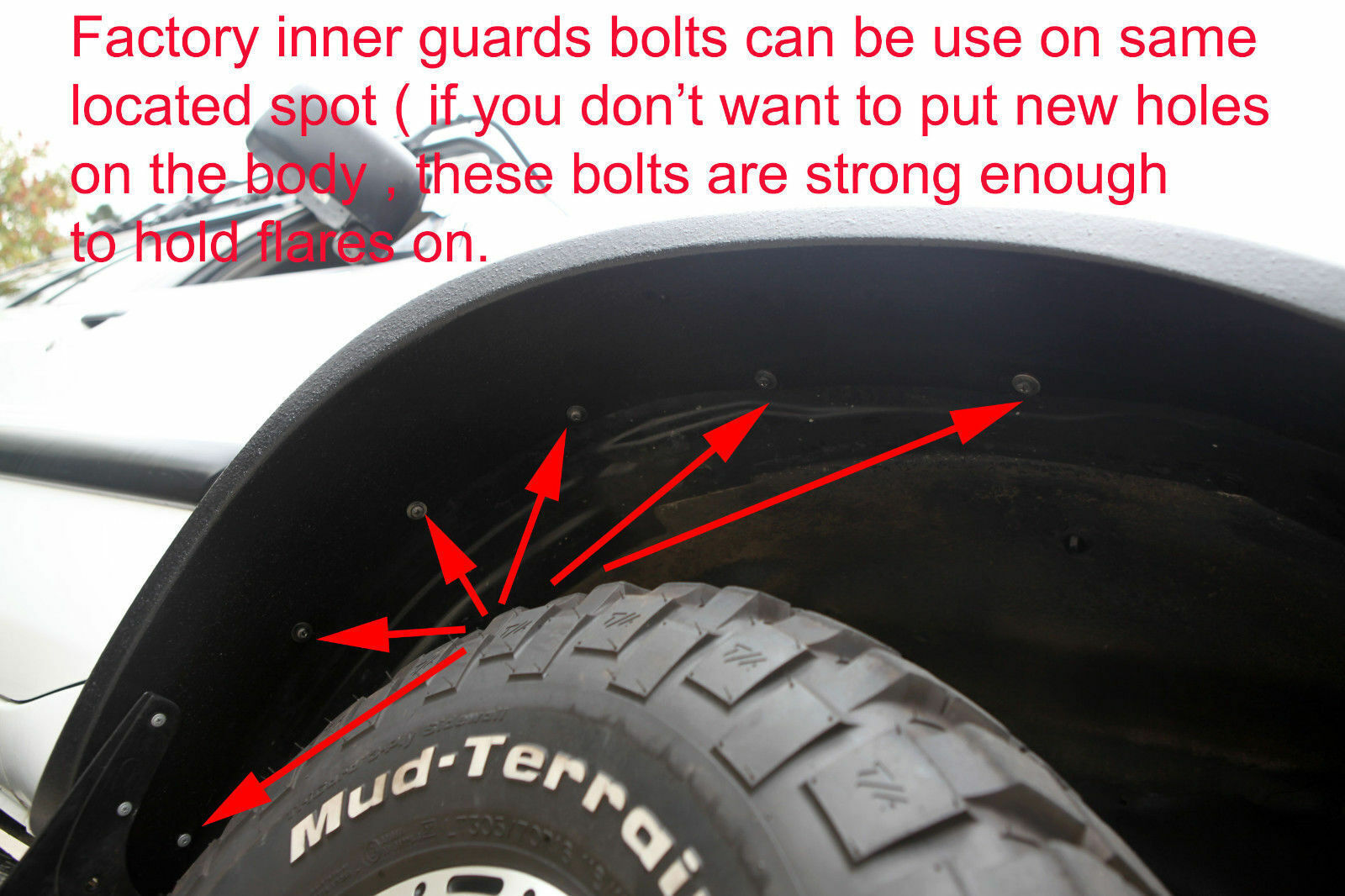 NISSAN PATROL JUNGLE WHEEL ARCH FLARES 97-04 GU 1/2/3 QUALITY LOCAL ...