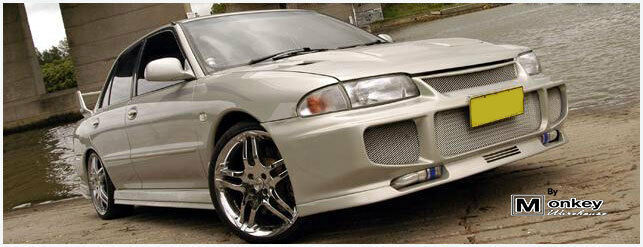 EVO/EVOLUTION 3 FRONT BUMPER SUIT MITSUBISHI CC LANCER SEDAN/GSR 92-96 ...