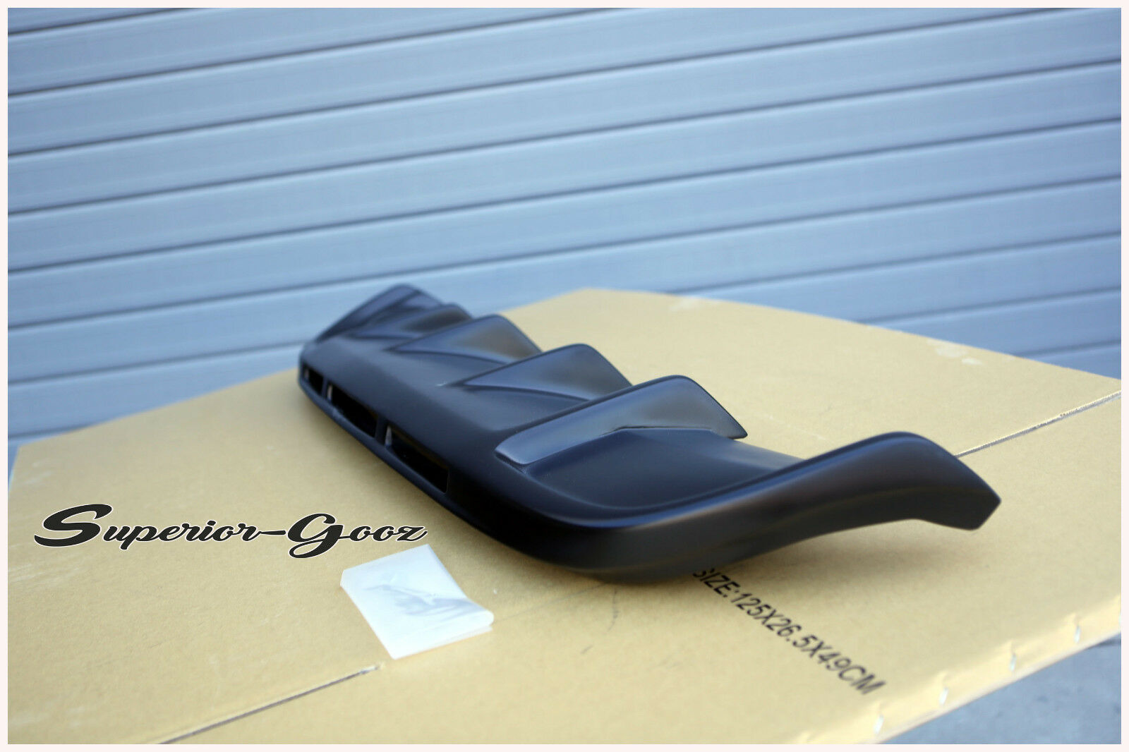 New Ford FG Falcon XR6/XR8/G6 Plastic Rear Bumper Diffuser With Single ...