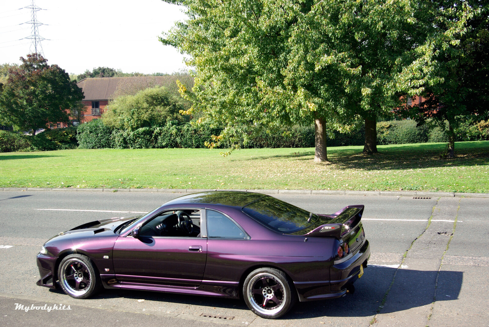 TOP SECRET STYLE REAR PODS SUIT NISSAN R33 SKYLINE 2 DOOR COUPE