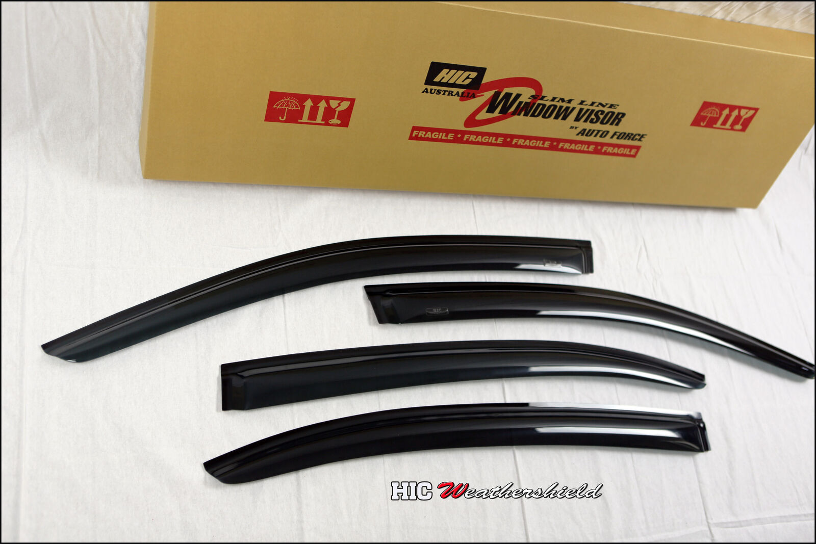 HIC WEATHER SHIELDS- FORD FG FPV F6 F6E GS GT GT-E GT BADGE SEDAN FGX