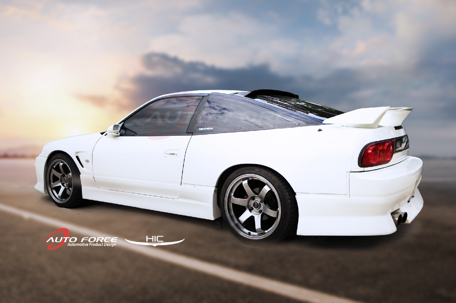 HIC REAR ROOF SPOILER- NISSAN 180SX