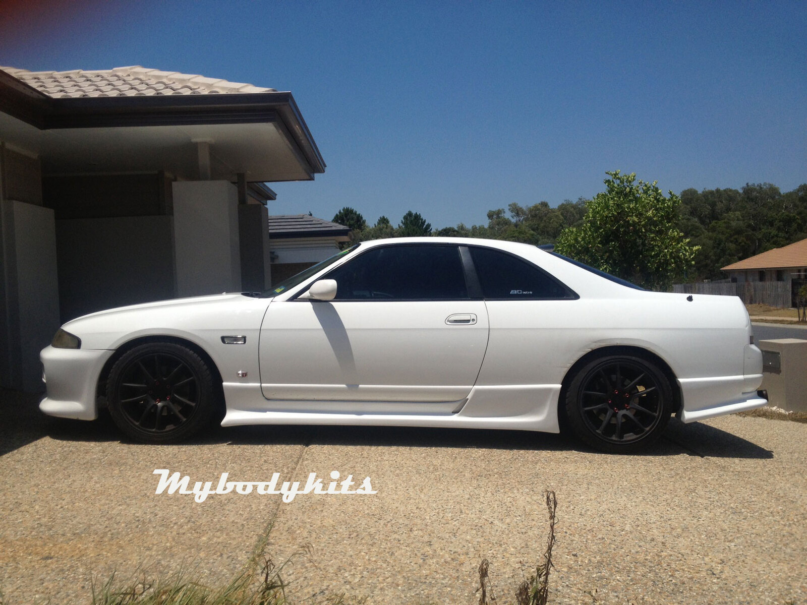 TOP SECRET STYLE REAR PODS SUIT NISSAN R33 SKYLINE 2 DOOR COUPE