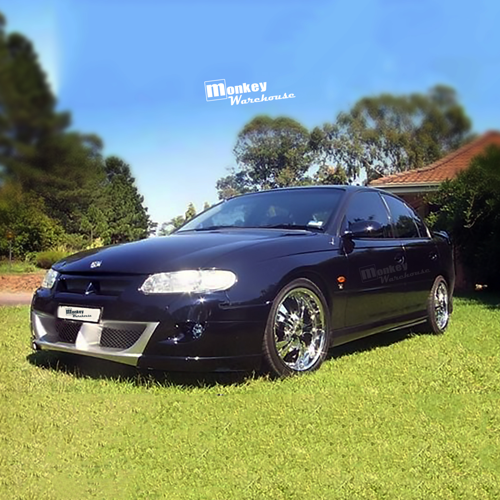 VX STYLE CONVERSION FRONT BUMPER BODYKIT FOR VT COMMODORE 4 DOOR SEDAN ...