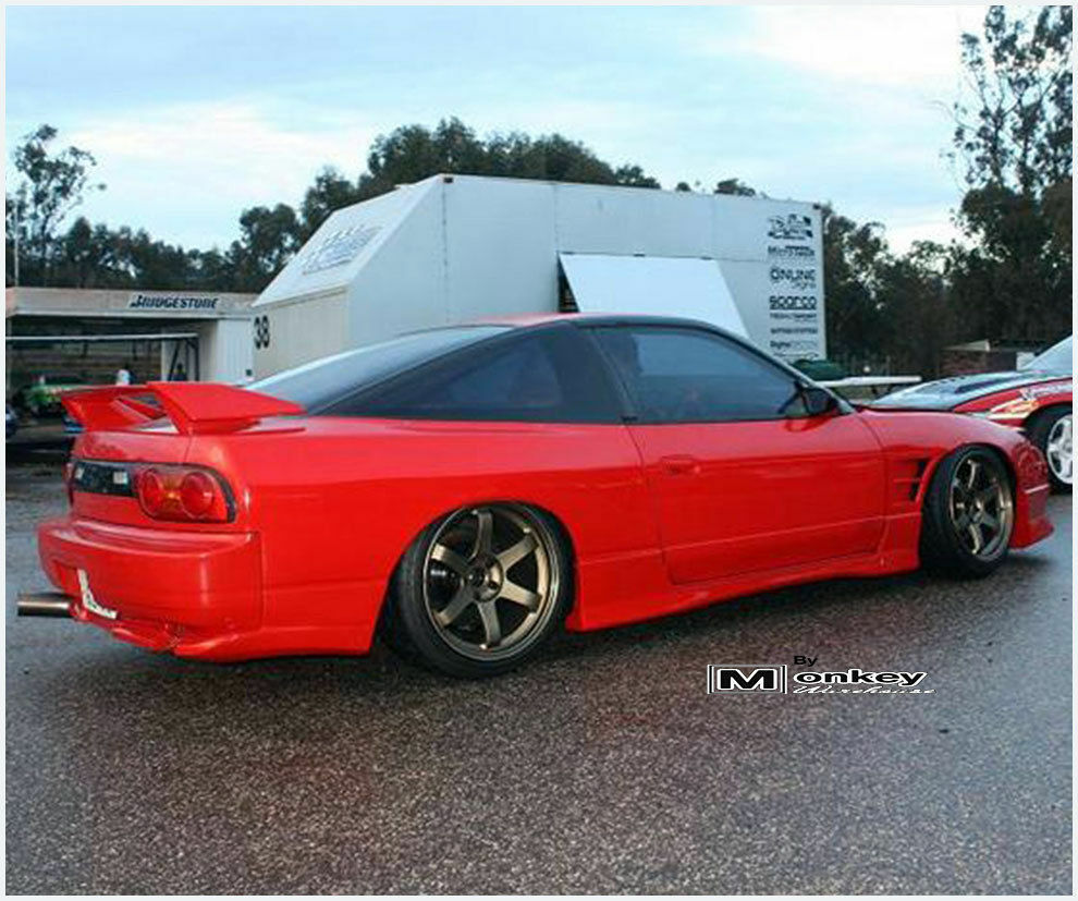 PAIR OF ORIGIN 30MM WIDE REAR QUARTER FENDER GUARDS FOR NISSAN 180SX ...