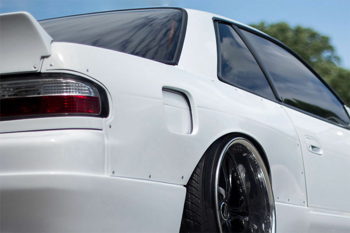 D-MAX +45MM WIDE REAR QUARTER FENDER GUARDS SET FOR NISSAN S13 SILVIA ...