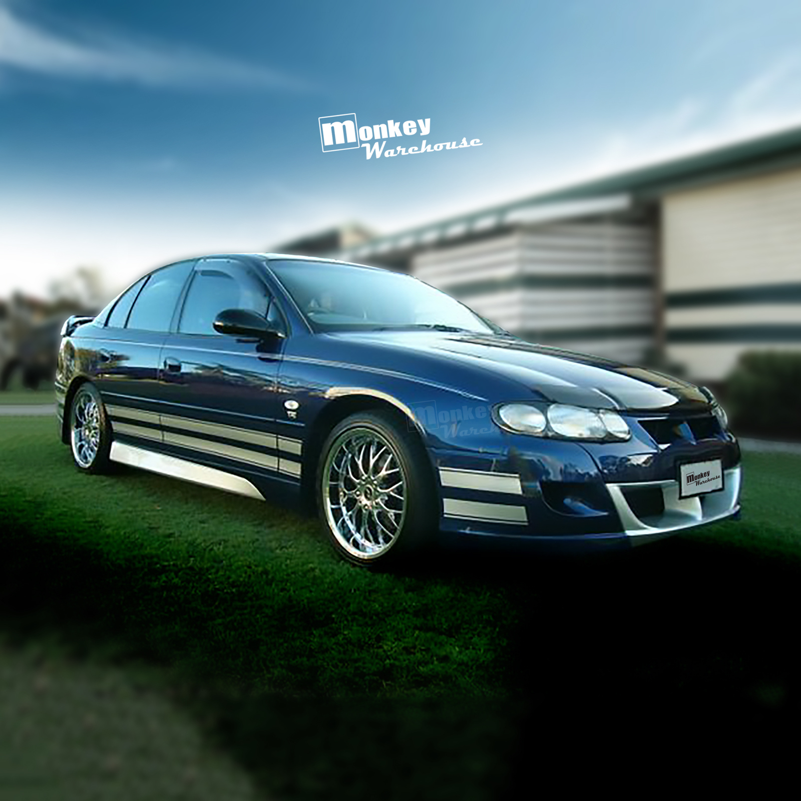 FULL CONVERSION BODY KIT FOR VX/VT SEDAN COMMODORE ( TEAR DROP HEADLIGHTS)