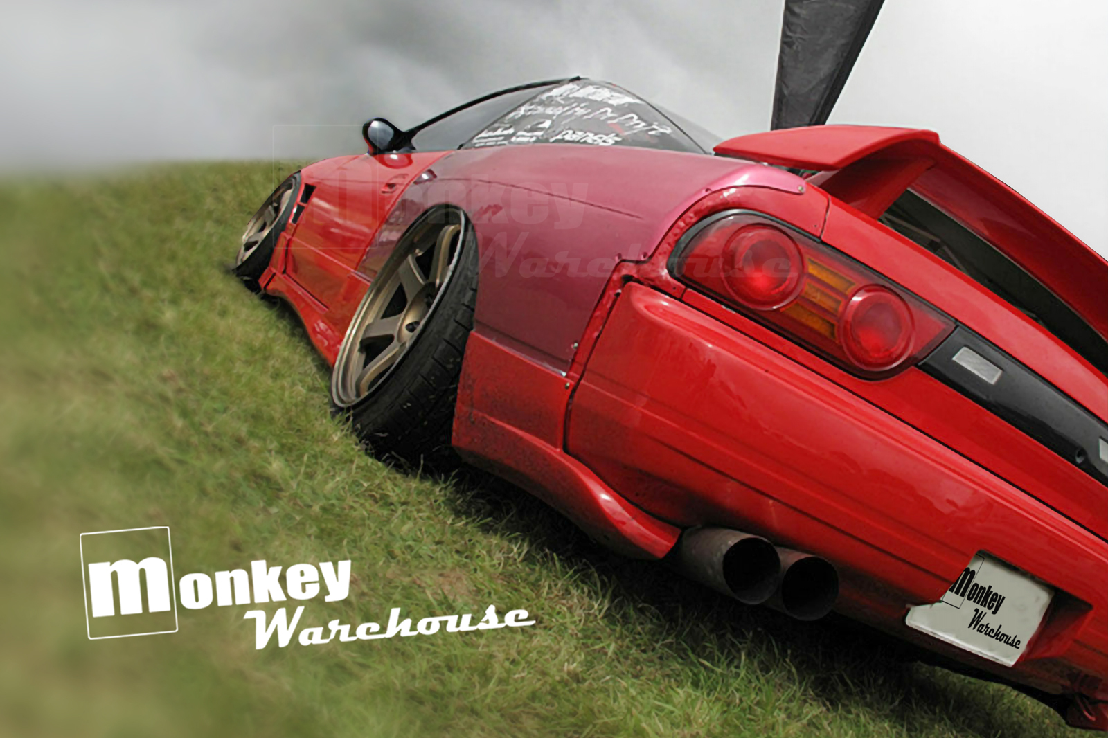 PAIR OF ORIGIN 30MM WIDE REAR QUARTER FENDER GUARDS FOR NISSAN 180SX ...