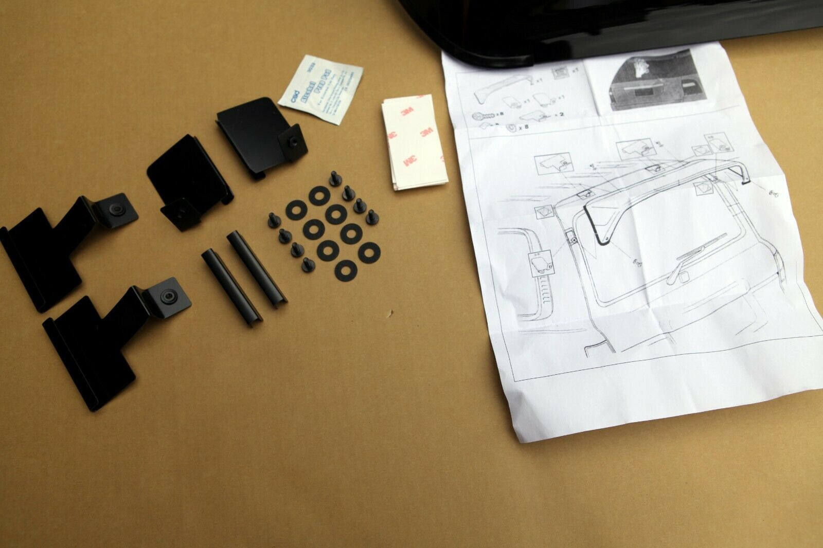 Rear Window Roof Spoiler Wing For 80 Series Toyota Landcruiser Wagon