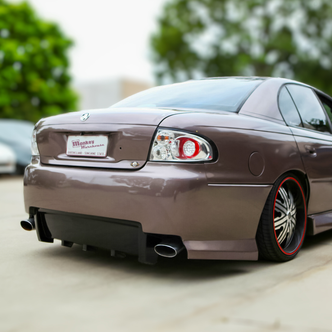 NEW SUPER V8 TOURING STYLE REAR BUMPER BODY KIT FOR HOLDEN COMMODORE VT ...