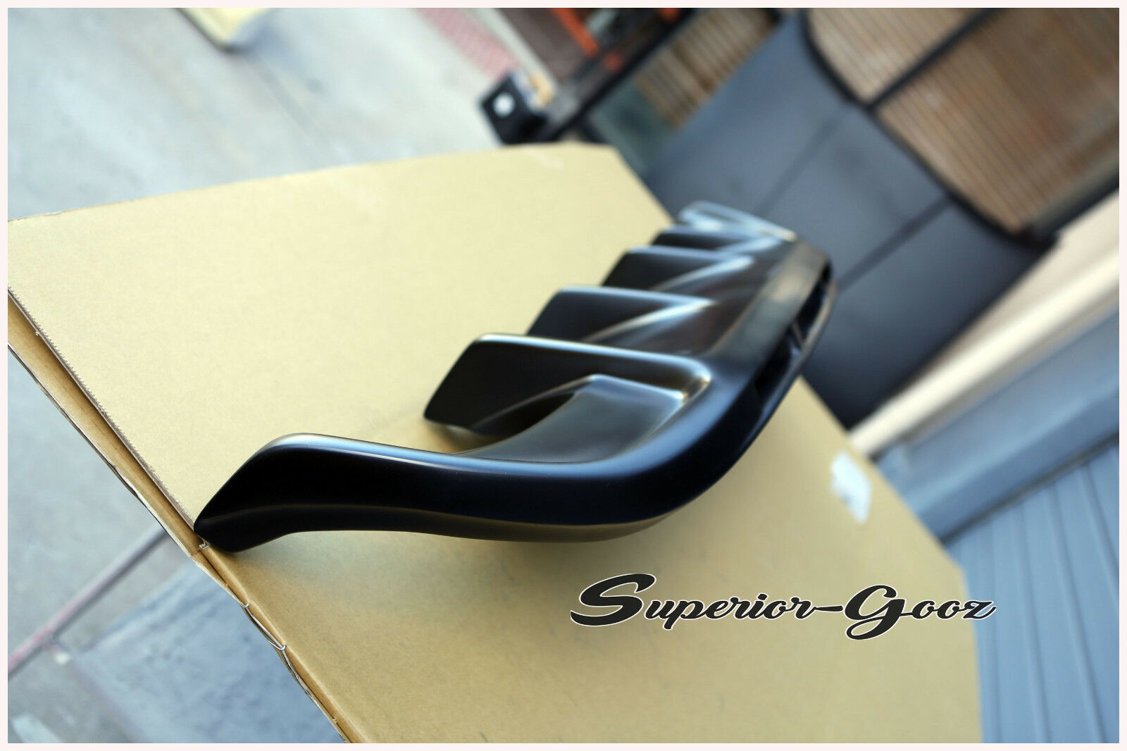 New Ford FG FALCON XR6/XR8/G6 PLASTIC REAR BUMPER DIFFUSER WITH SINGLE ...